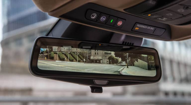 Cadillac XT5 With A Unique Wide Angled LCD Rear View Mirror | ProDigitalWeb