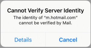 IPhone Cannot Verify Server Identity: How To Fix It? | ProDigitalWeb